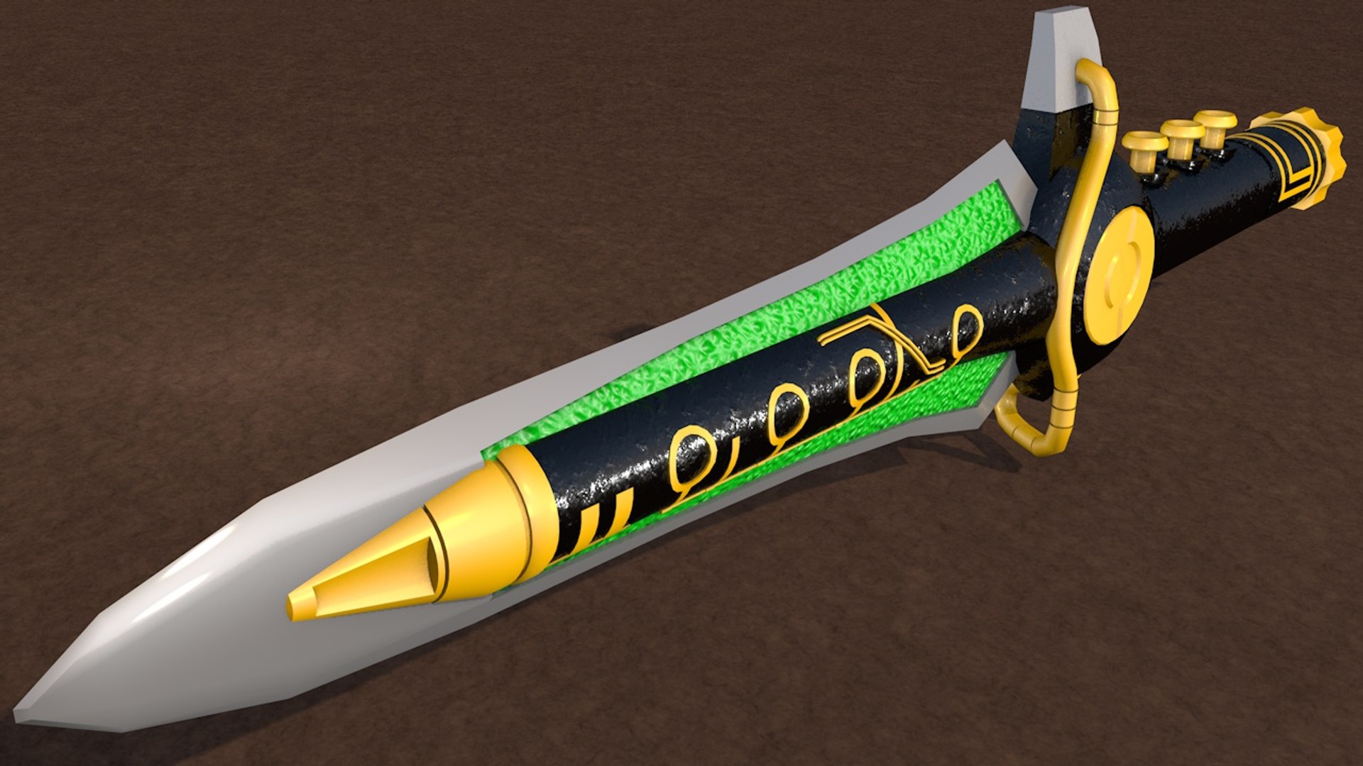 Dagger Flute 3D Model - TurboSquid 1267410