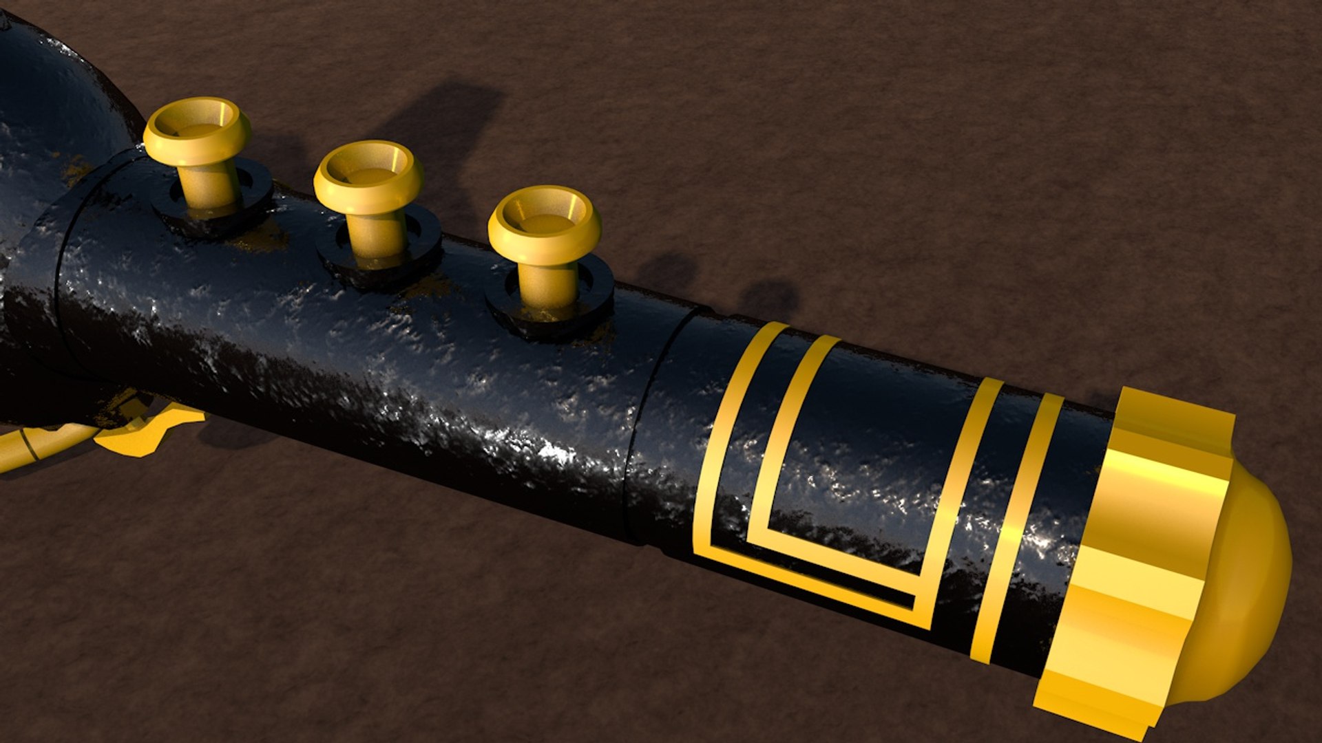 Dagger Flute 3D Model - TurboSquid 1267410