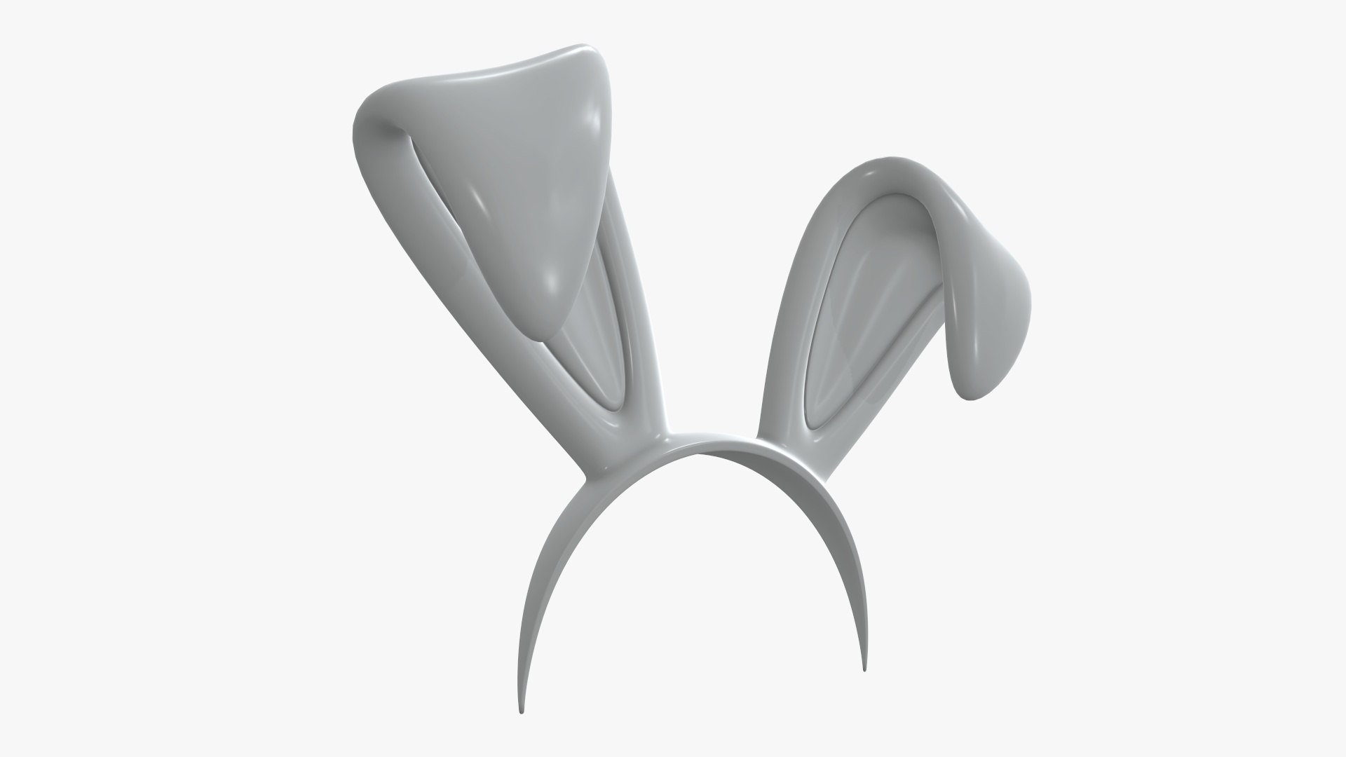 Headband Bunny Ears 3D Model - TurboSquid 1520261