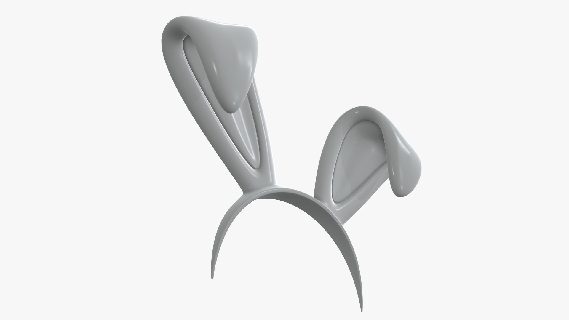 Headband Bunny Ears 3D Model - TurboSquid 1520261