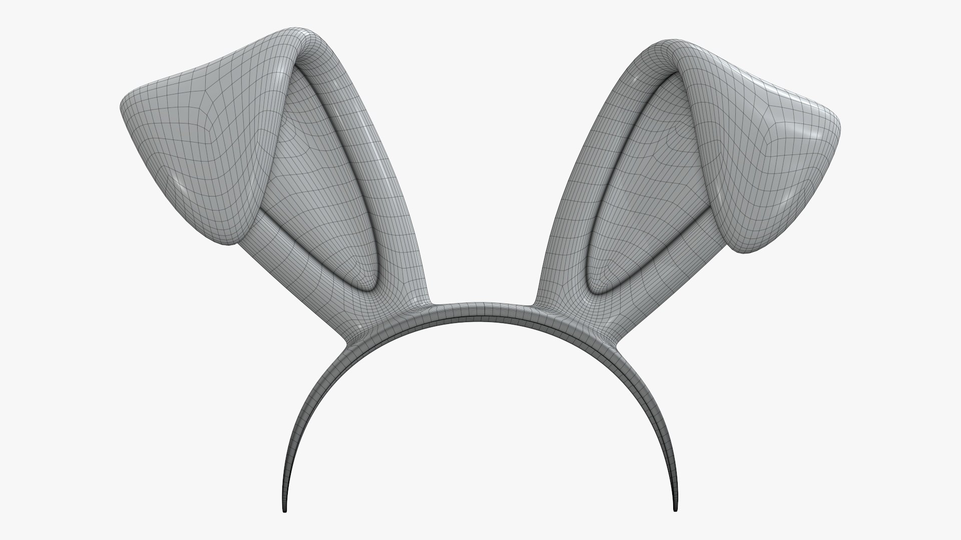 Headband Bunny Ears 3D Model - TurboSquid 1520261