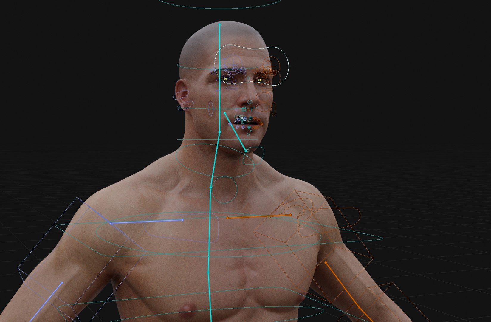 Max Athletic Man Character