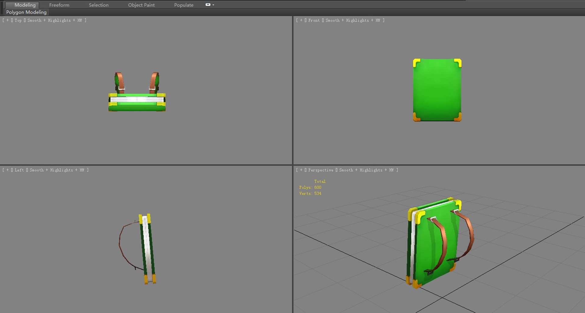 Cartoon Drawing Board Low-poly 3D Model 3D Model - TurboSquid 1950738