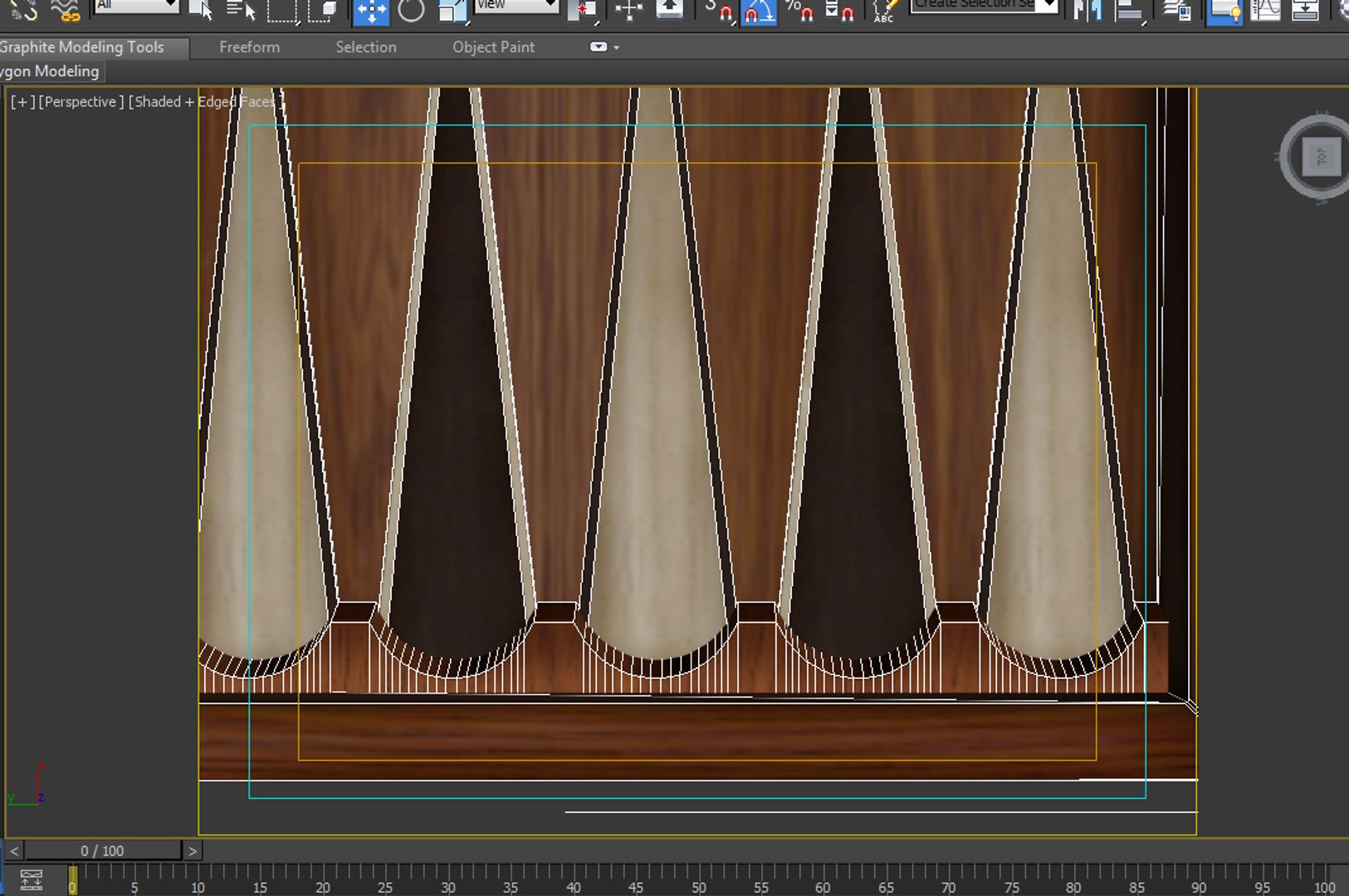 backgammon set board obj