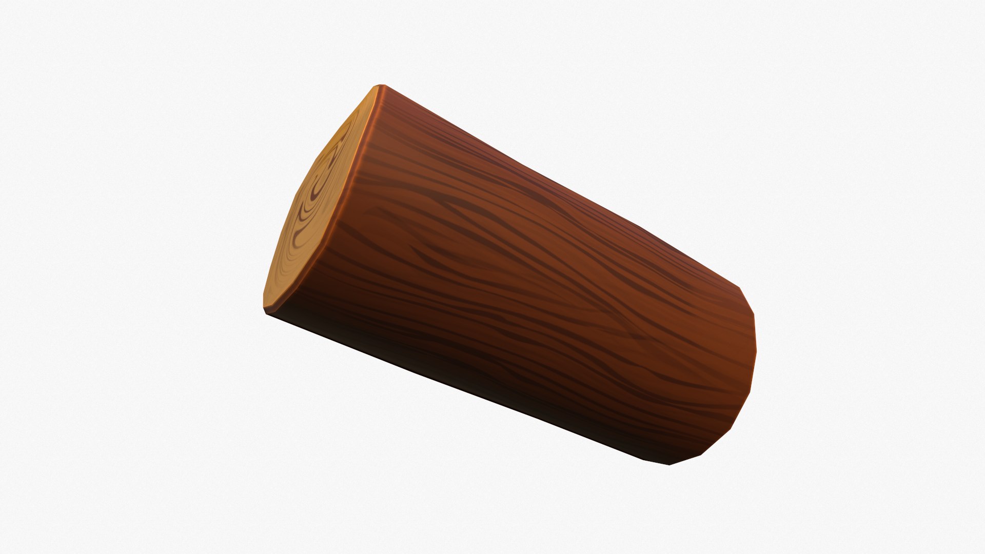 3D Cartoon Log - TurboSquid 1901517