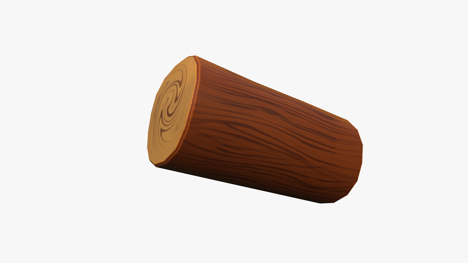 3D Cartoon Log - TurboSquid 1901517