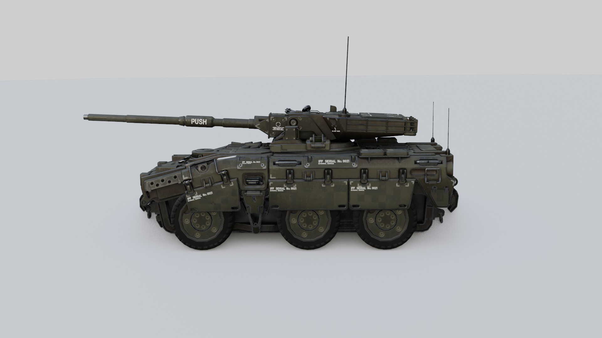 Light Tank 3D model - TurboSquid 2041251