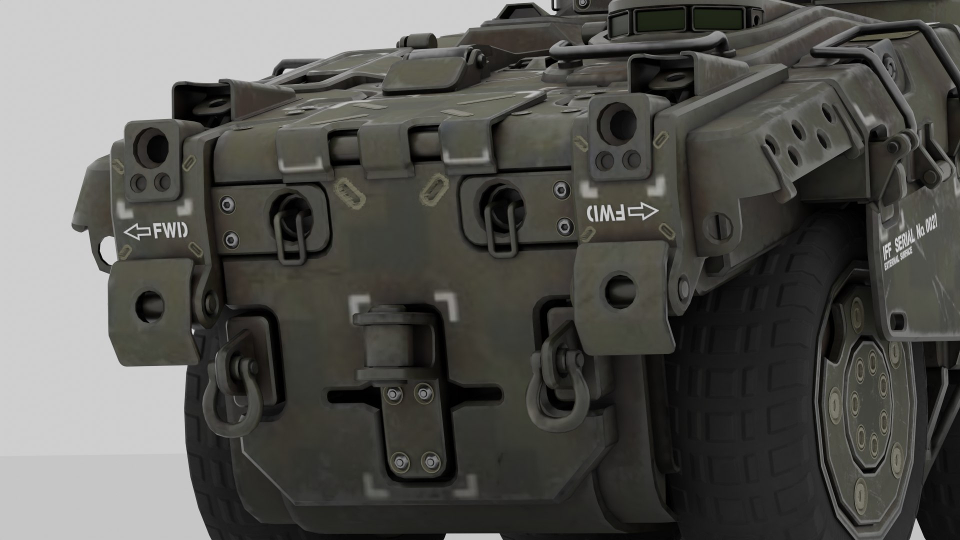 Light Tank 3D model - TurboSquid 2041251