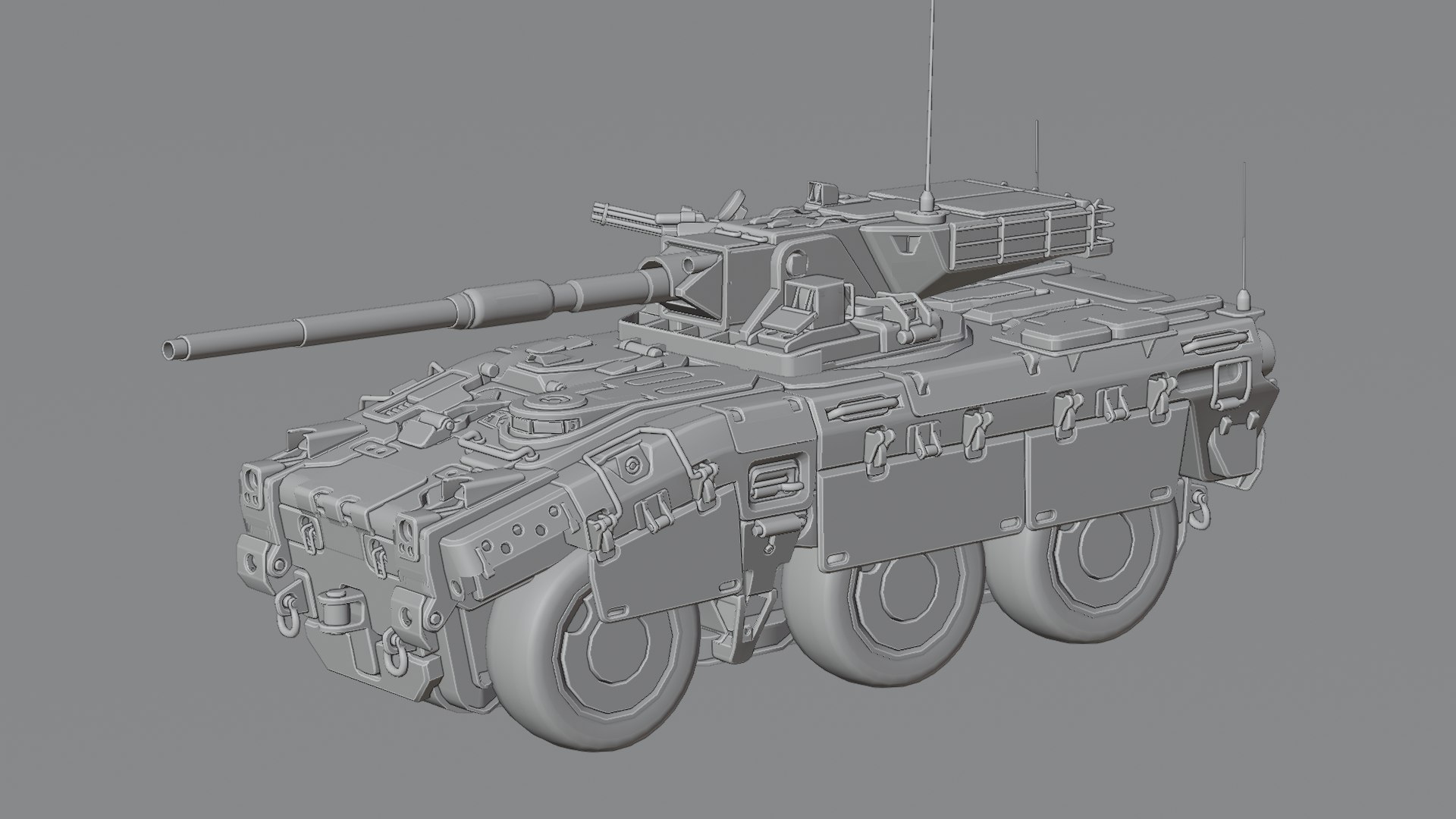 Light Tank 3D model - TurboSquid 2041251