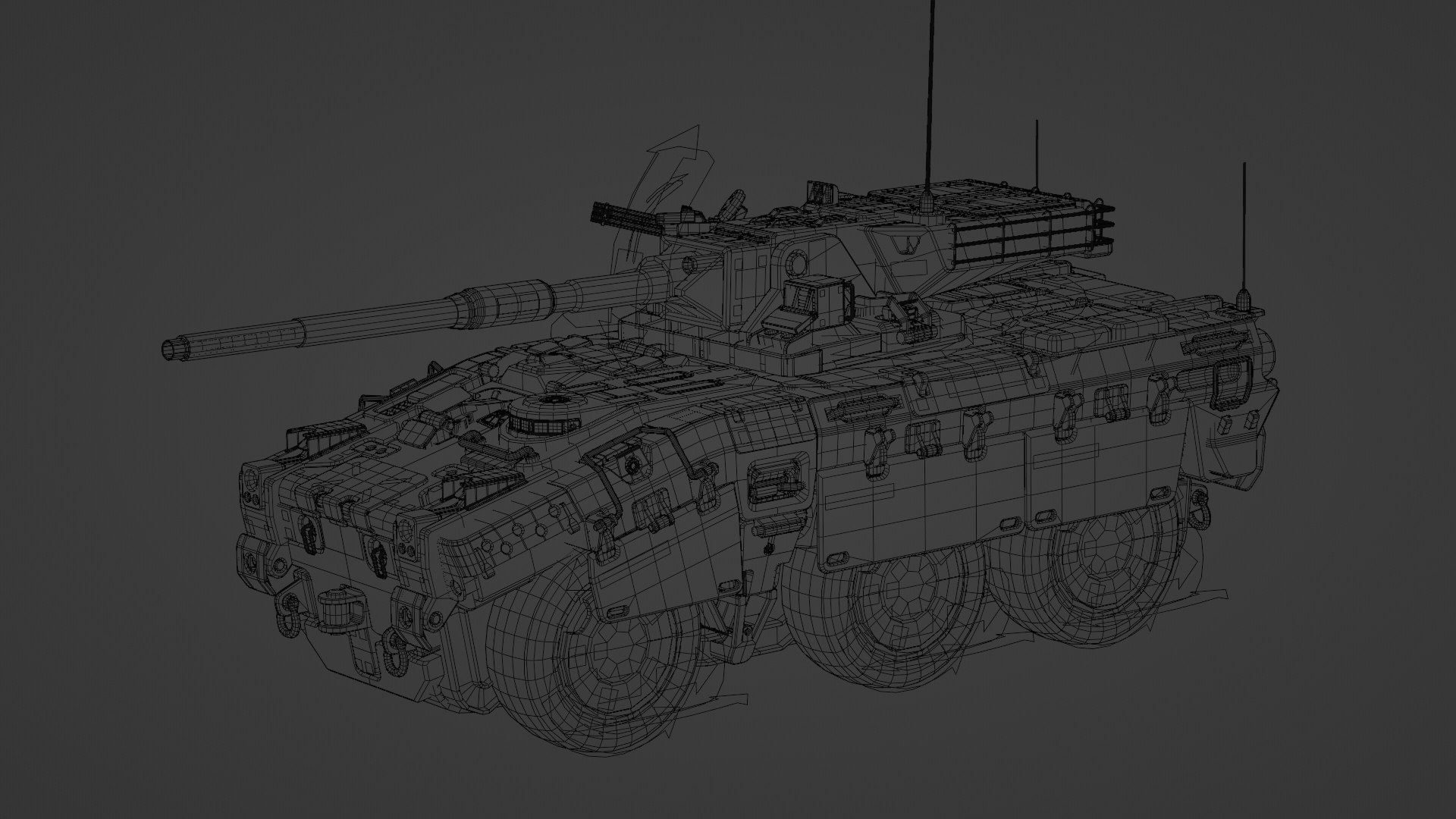 Light Tank 3D model - TurboSquid 2041251