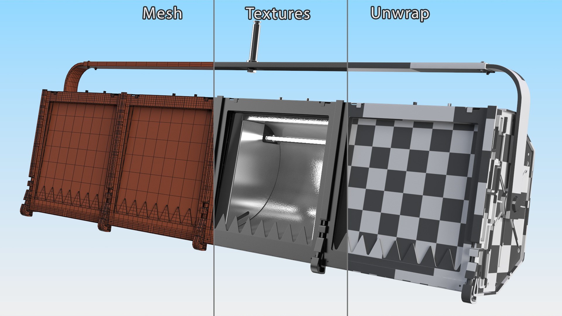 3D Cyc Flood 4 Cell - TurboSquid 2312452