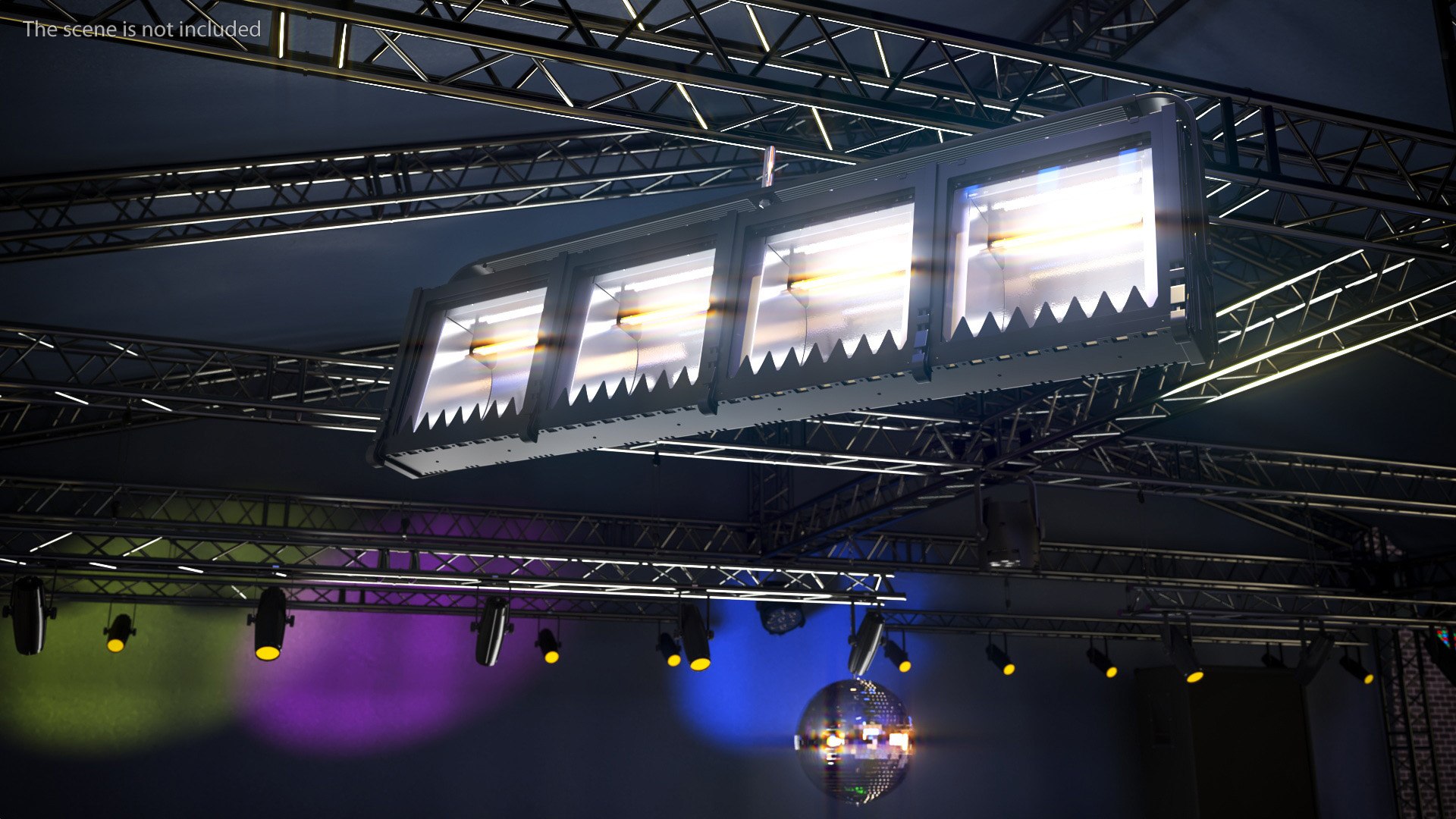 3D Cyc Flood 4 Cell - TurboSquid 2312452