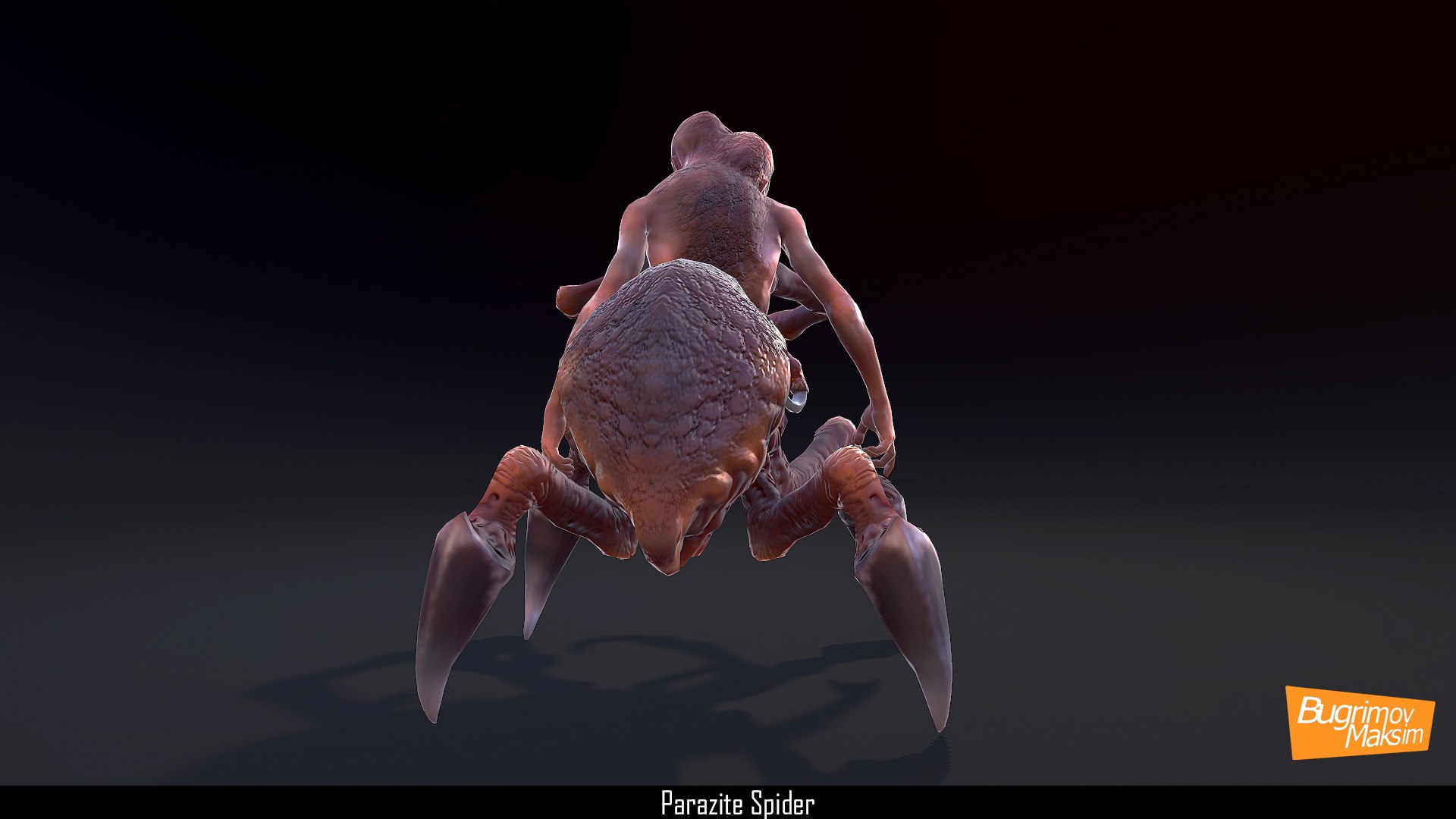 Character Parazite Spider Model - TurboSquid 1233338