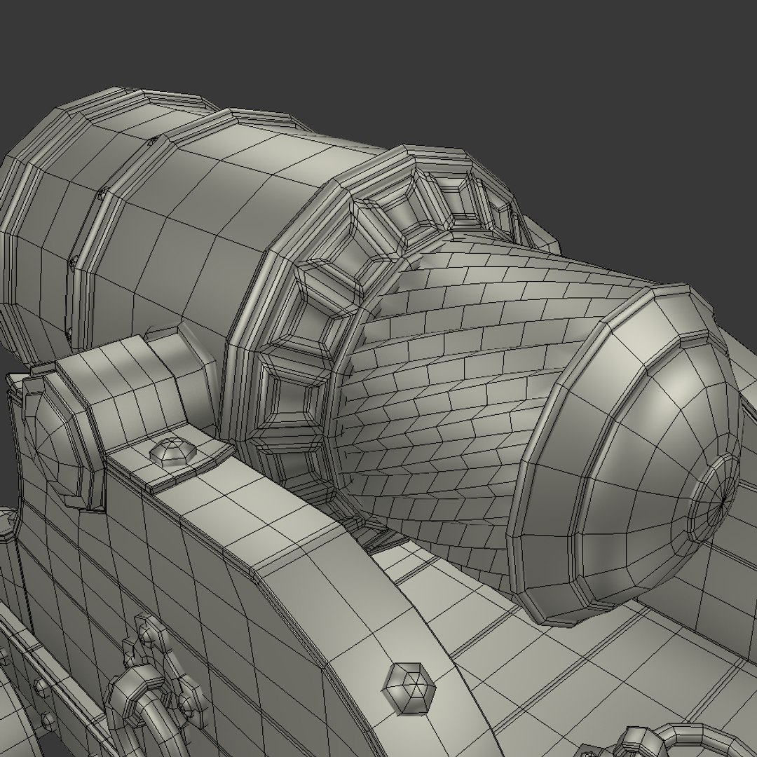 Cannon 3D Model - TurboSquid 1370735