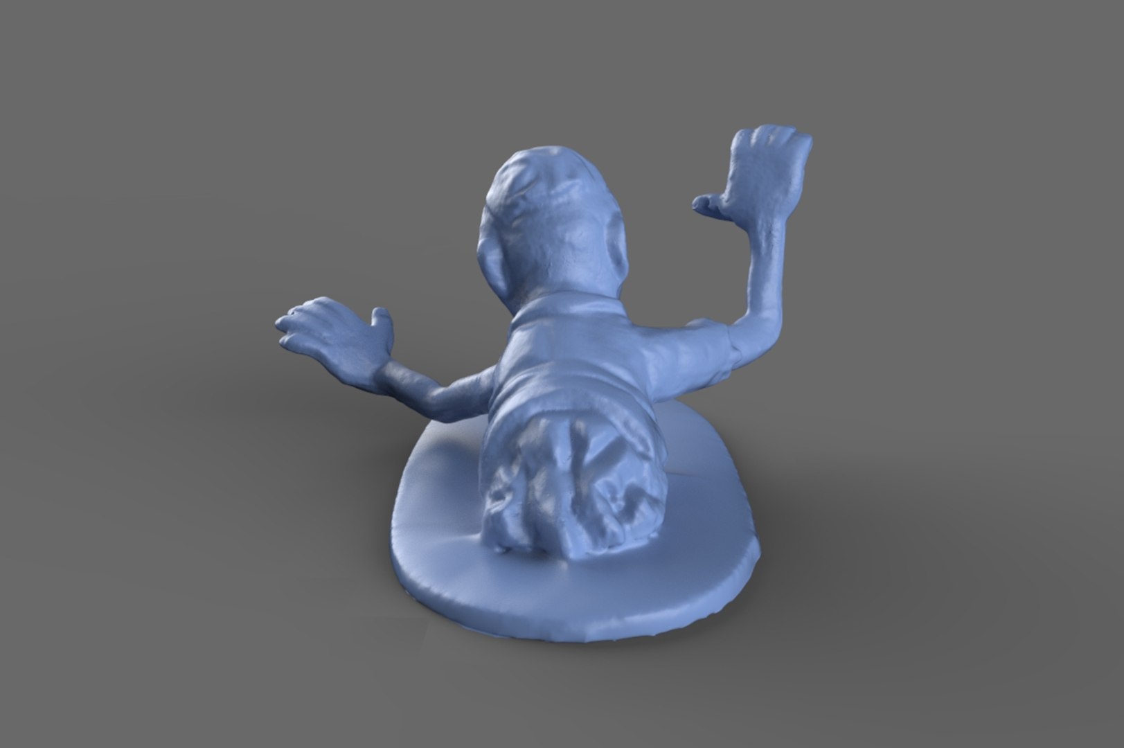 Zombie Torso Miniature Toy 3D - TurboSquid 1242671