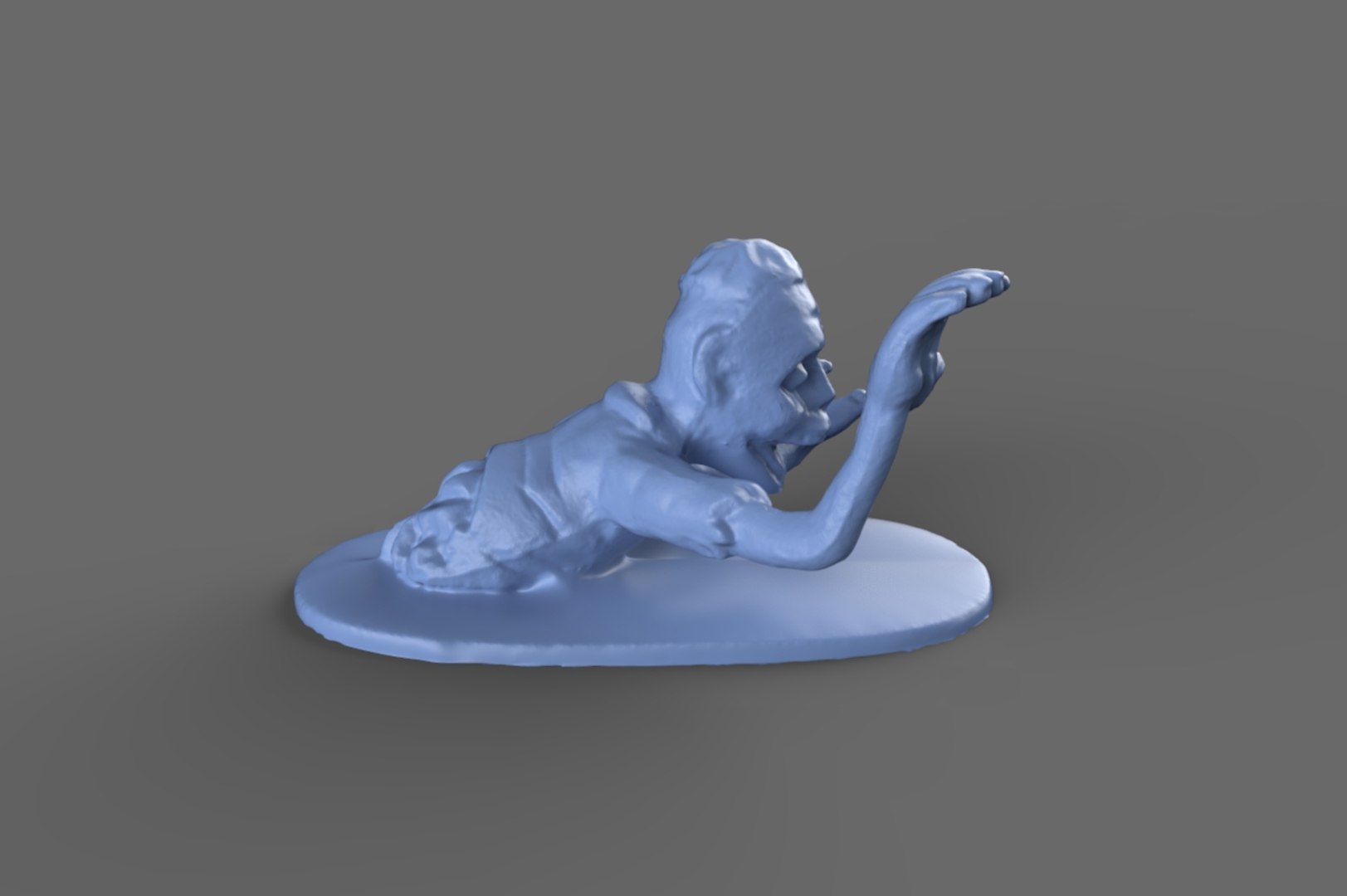 Zombie Torso Miniature Toy 3D - TurboSquid 1242671