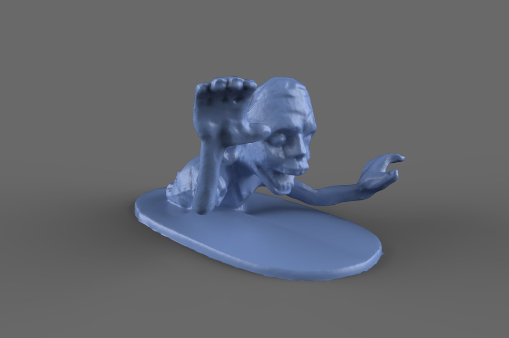Zombie Torso Miniature Toy 3D - TurboSquid 1242671