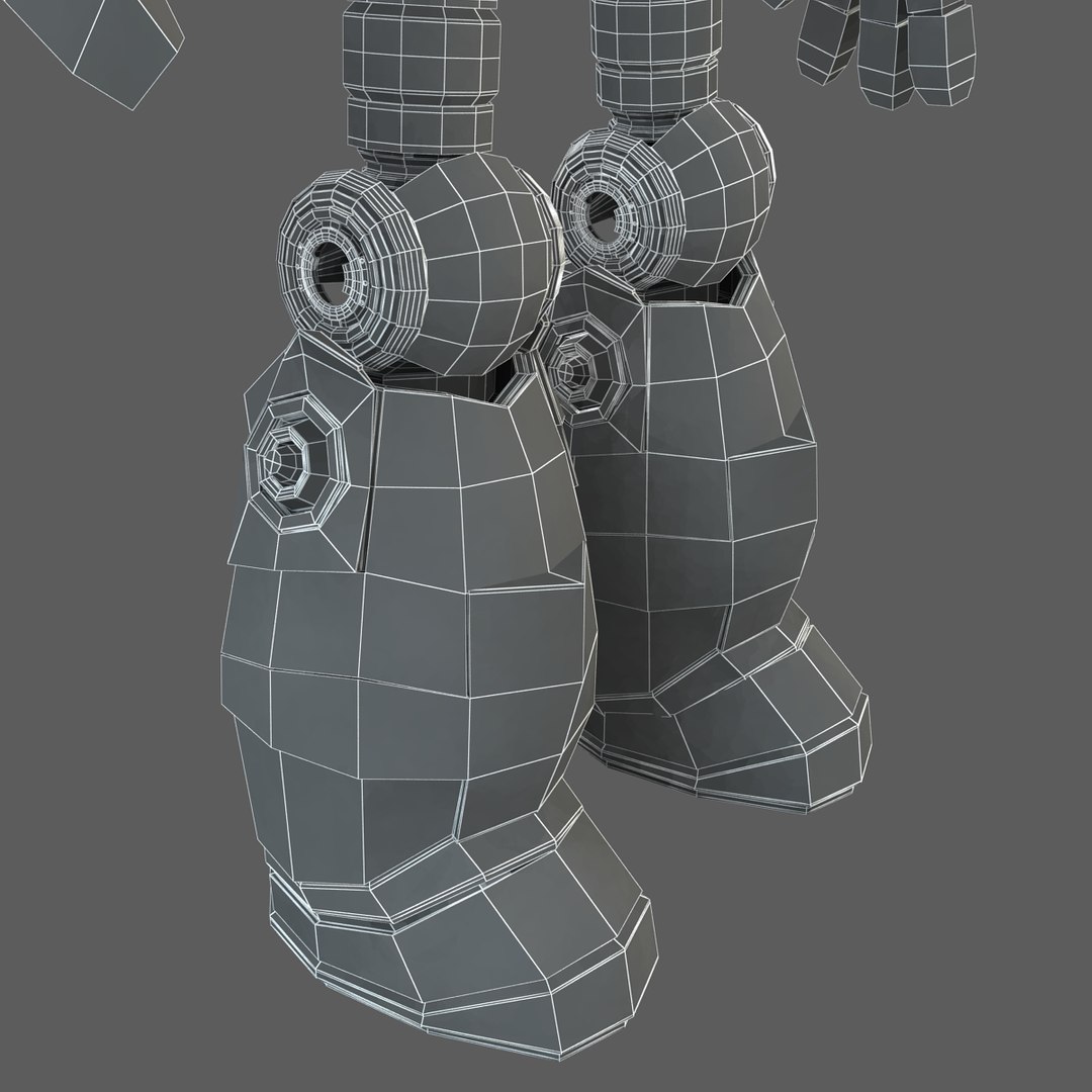 Robot Character Humanoid 3d Max