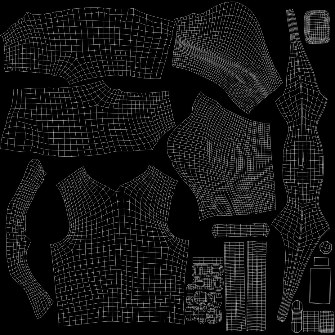 3D Space Mechanic Girl Outfit Model - TurboSquid 1882801