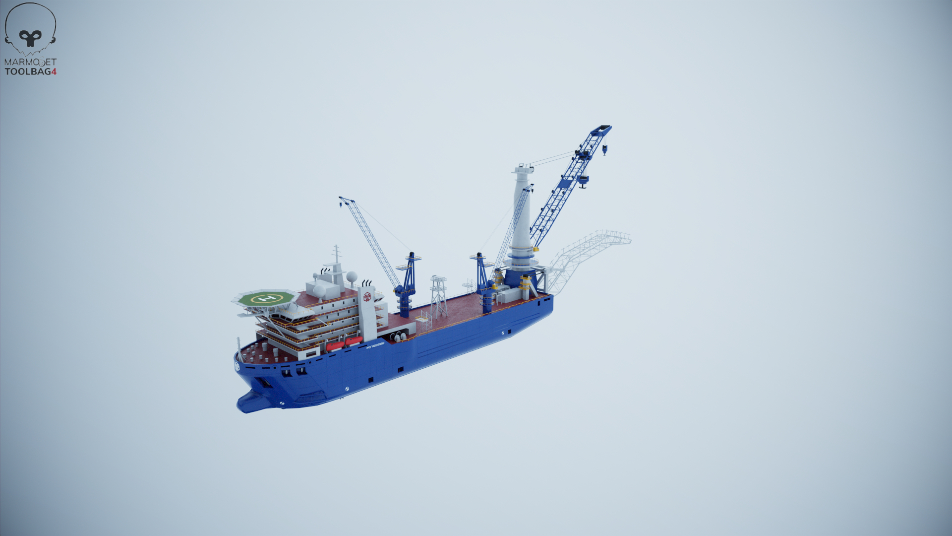Offshore Industry Vessels Model - TurboSquid 2200421
