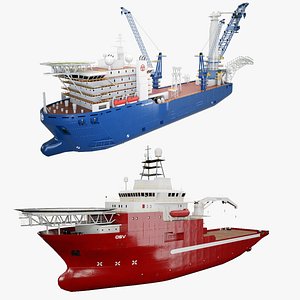 Platform Supply Vessel 3D Models for Download | TurboSquid