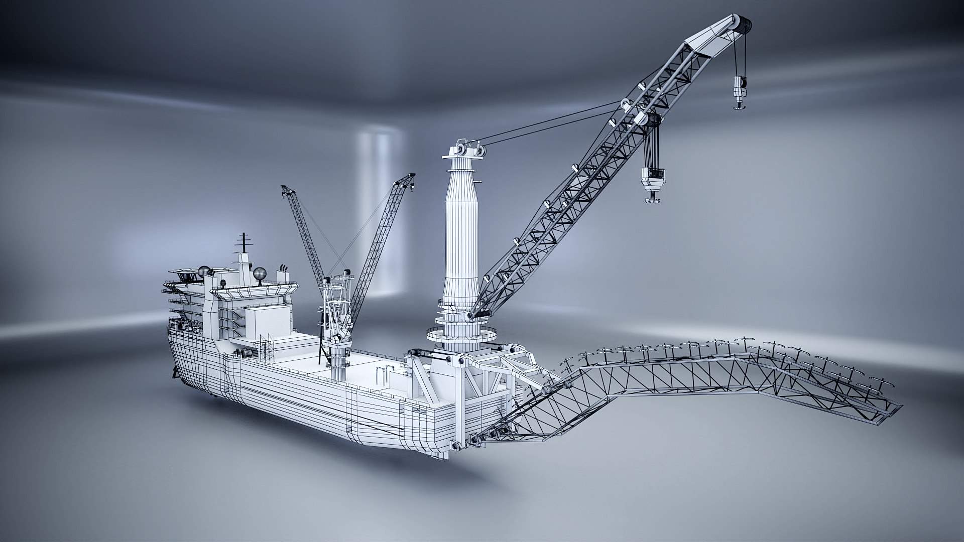 Offshore Industry Vessels Model - TurboSquid 2200421