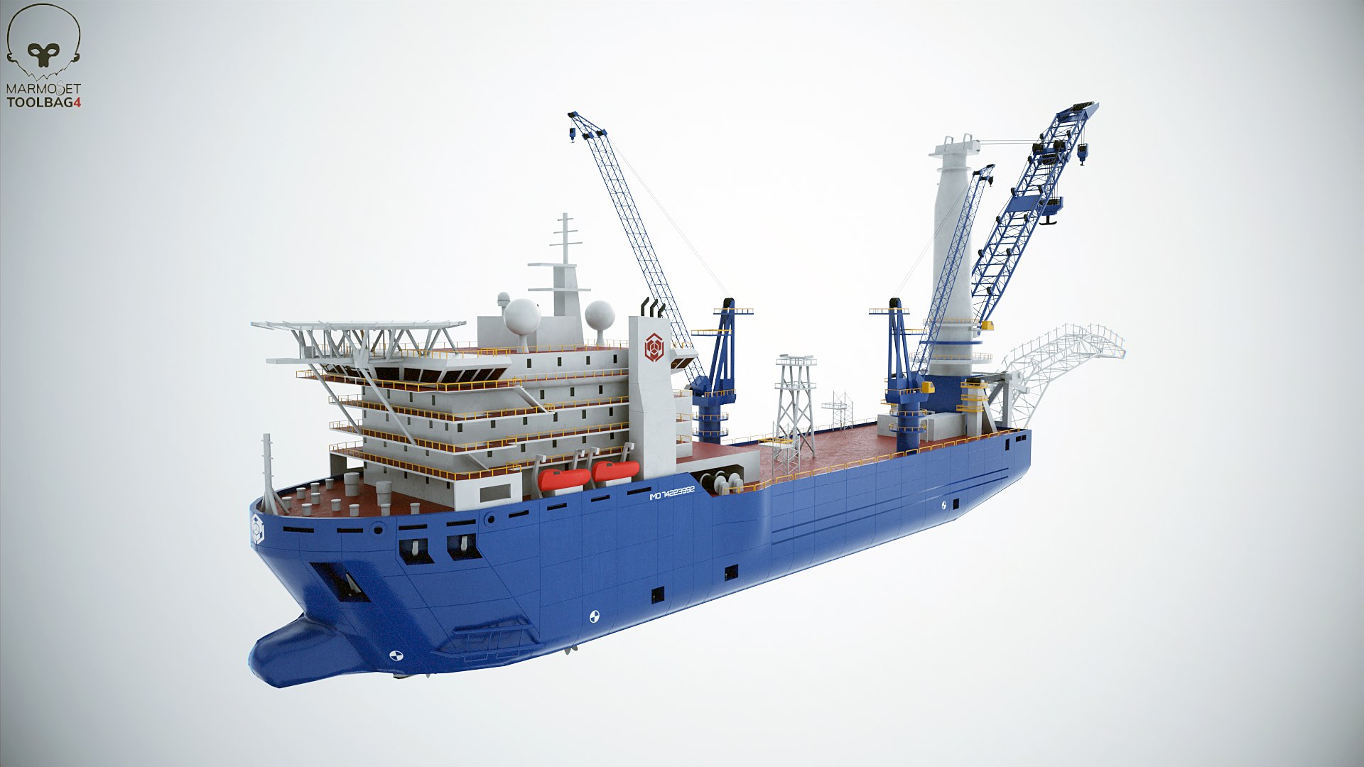 Offshore Industry Vessels Model - TurboSquid 2200421