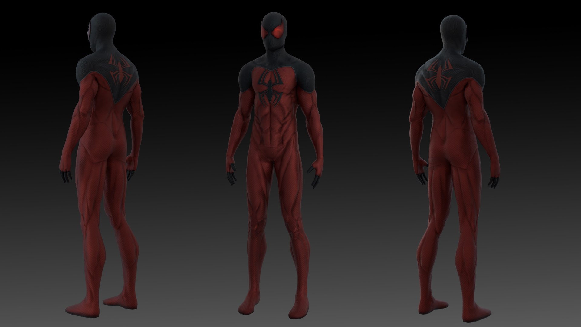 3D Scarlet Spider Kaine Parker 3D Model High-Quality Rigged ...