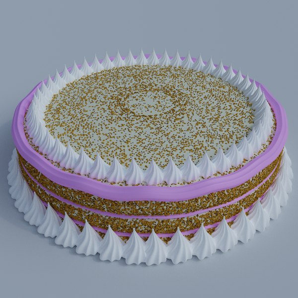 3d model cake bake 3dr114