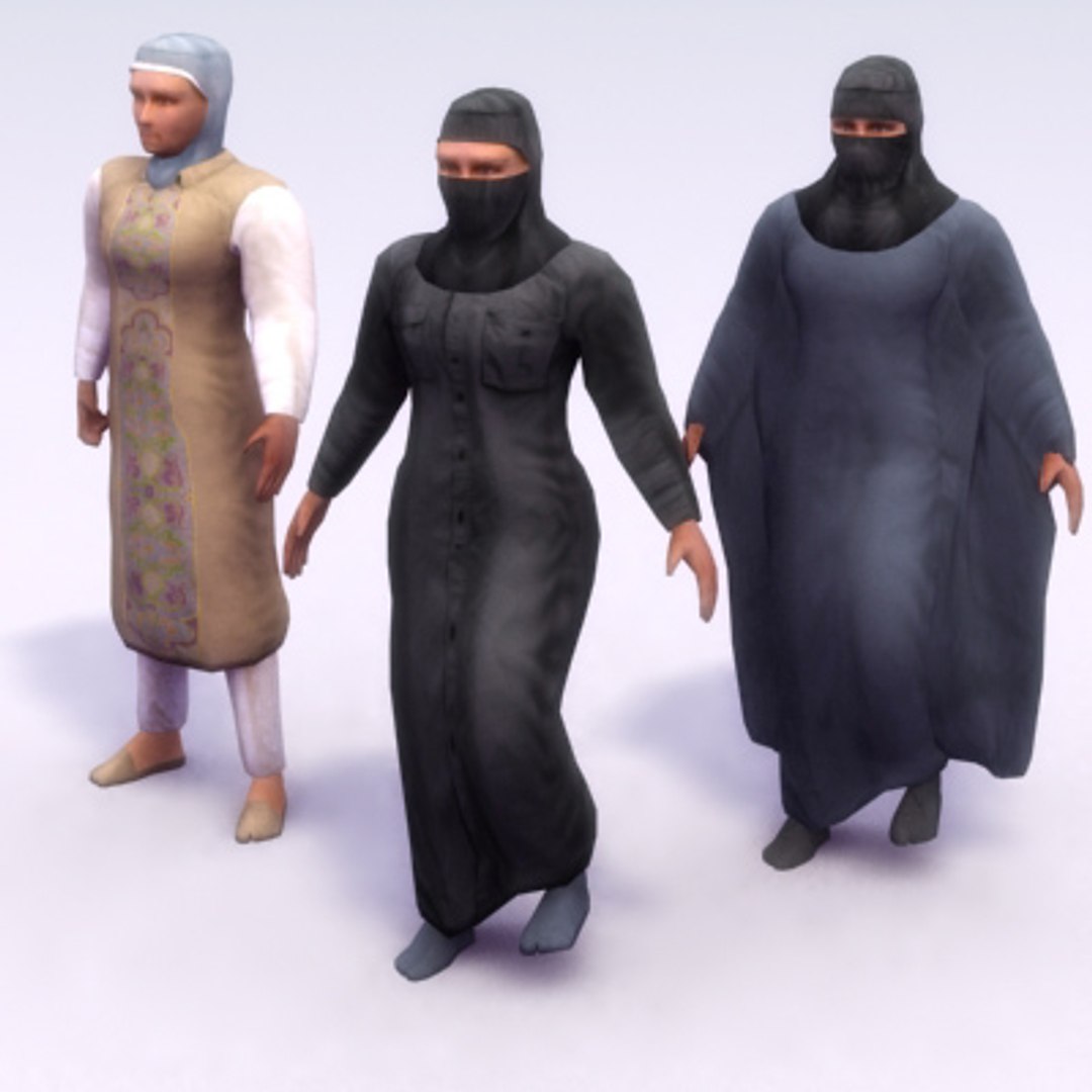 Arab Rigged 3d Model