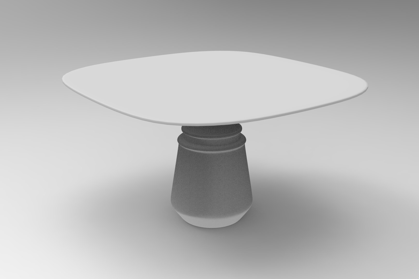 Pietra Square Dining Table 3D Model - TurboSquid 1872892