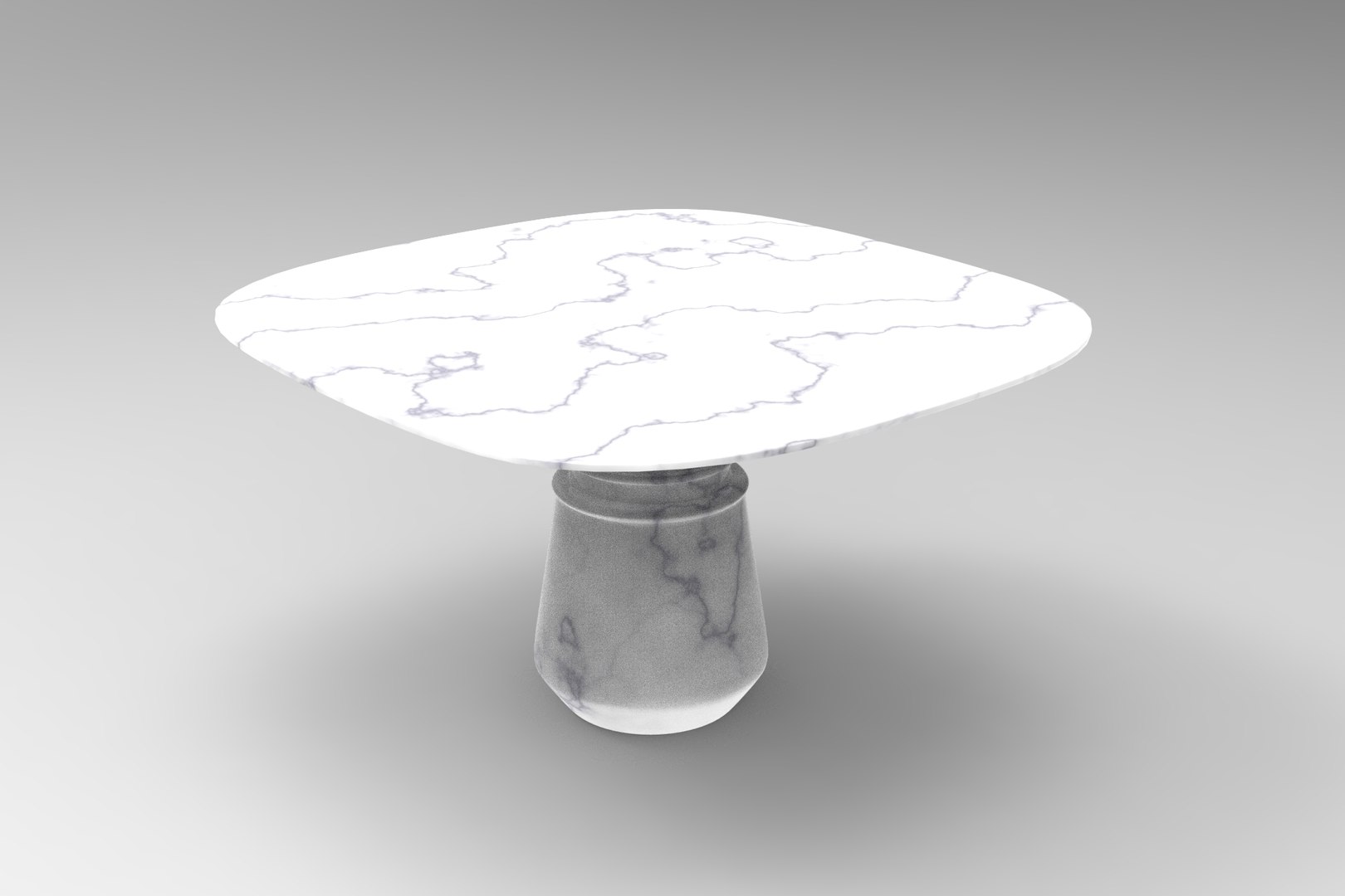 Pietra Square Dining Table 3D Model - TurboSquid 1872892