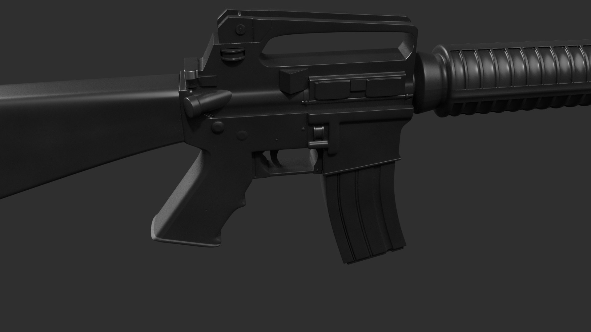 M16 Rifle Model - TurboSquid 1863062