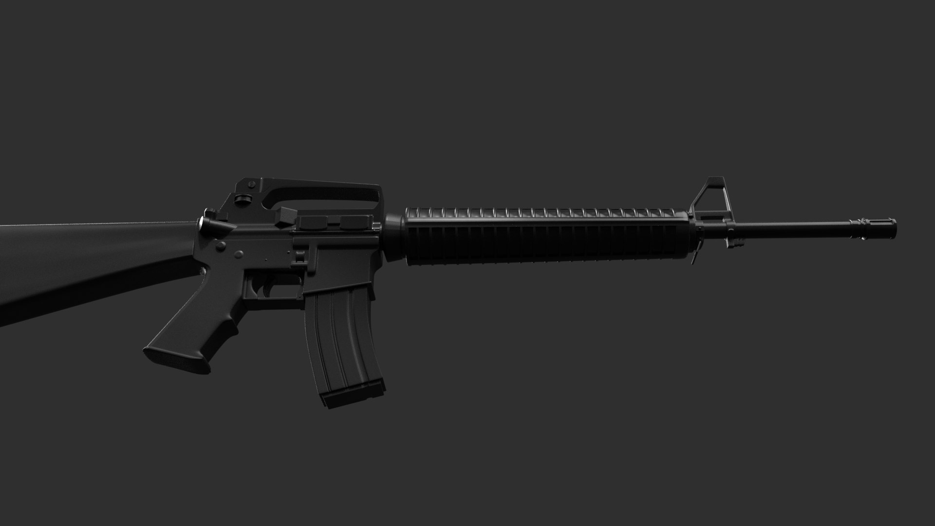 M16 Rifle Model - TurboSquid 1863062