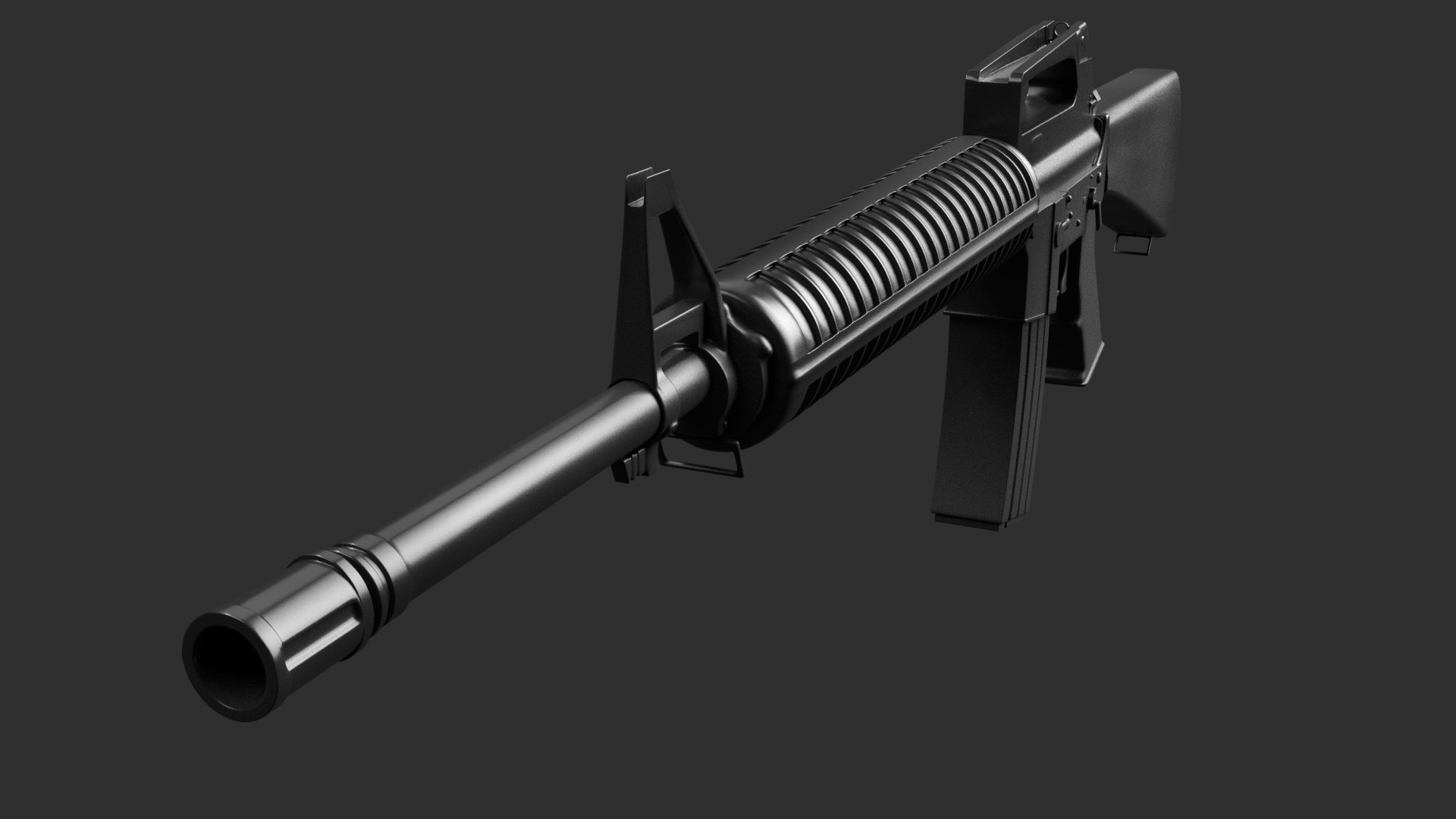 M16 Rifle Model - TurboSquid 1863062