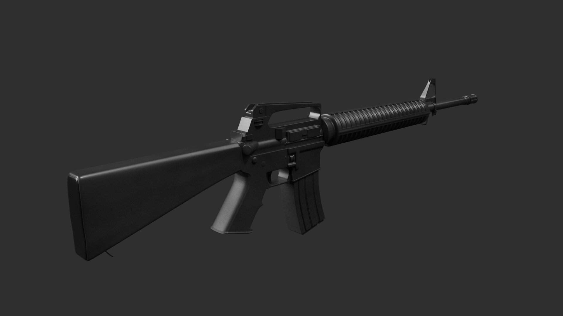 M16 Rifle Model - TurboSquid 1863062