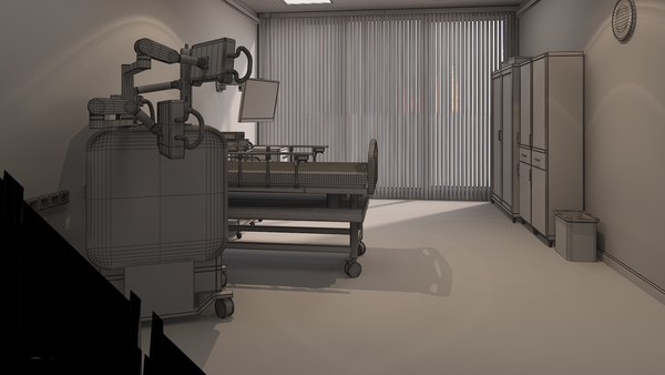 modelo 3d Unidad de Cuidados Intensivos - TurboSquid 2227963