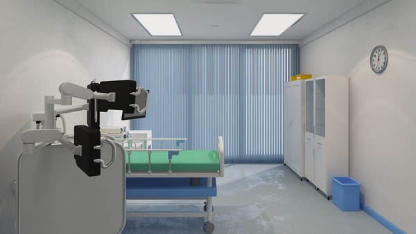 Unidade de Tratamento Intensivo Modelo 3D - TurboSquid 2227963