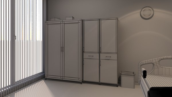 modelo 3d Unidad de Cuidados Intensivos - TurboSquid 2227963