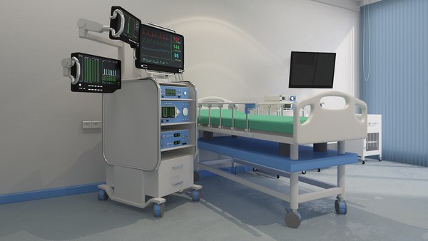 modelo 3d Unidad de Cuidados Intensivos - TurboSquid 2227963