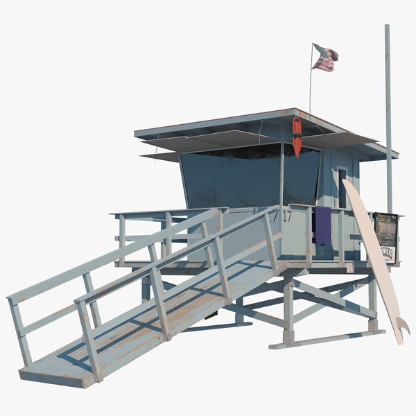 Lifeguard Station 3D Models for Download | TurboSquid