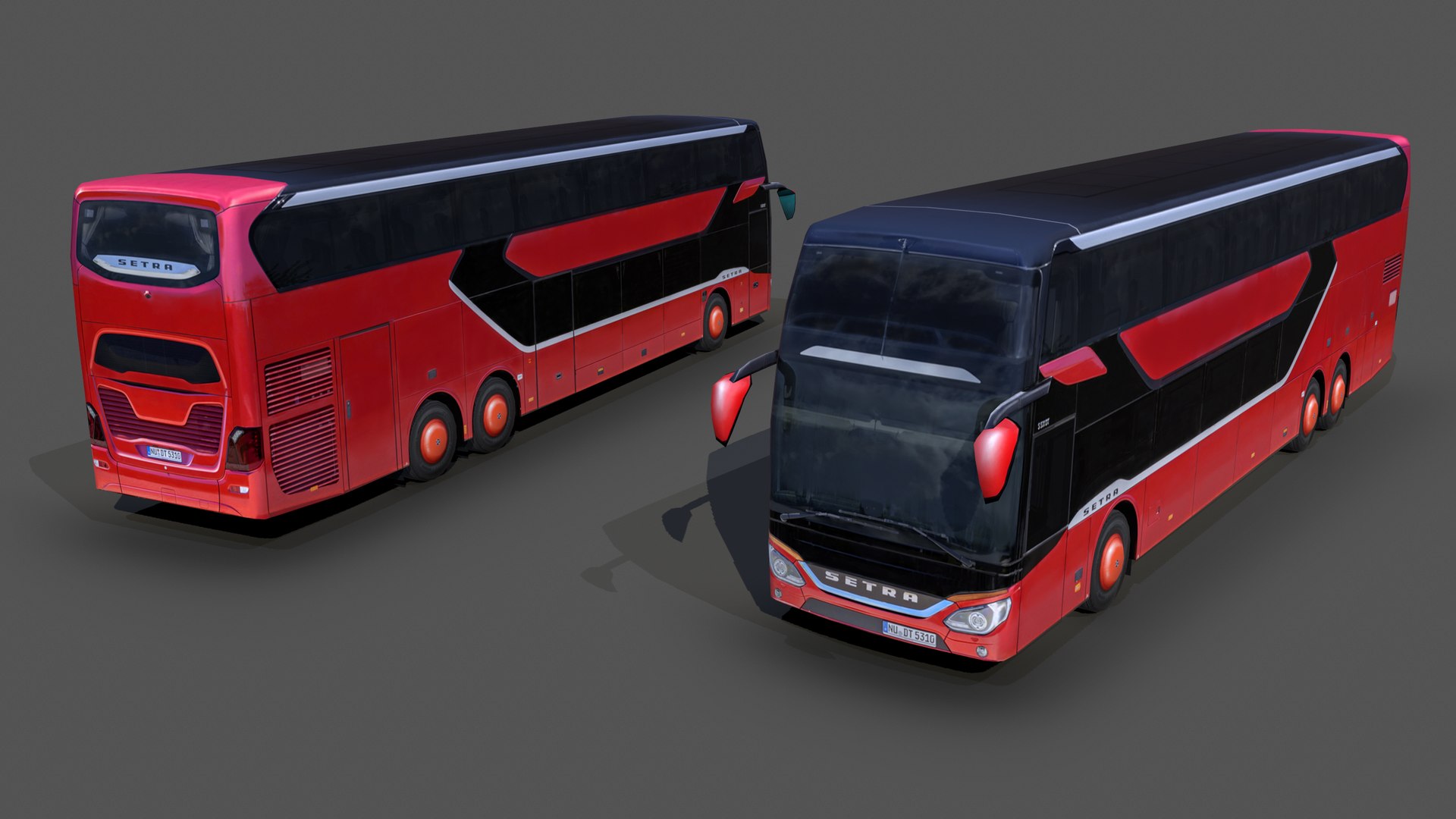 Setra s 531 dt model - TurboSquid 1406717