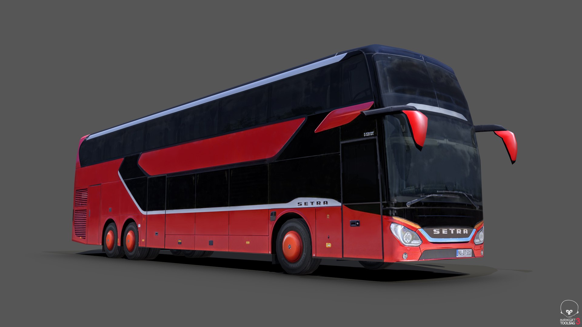 Setra S 531 Dt Model - TurboSquid 1406717