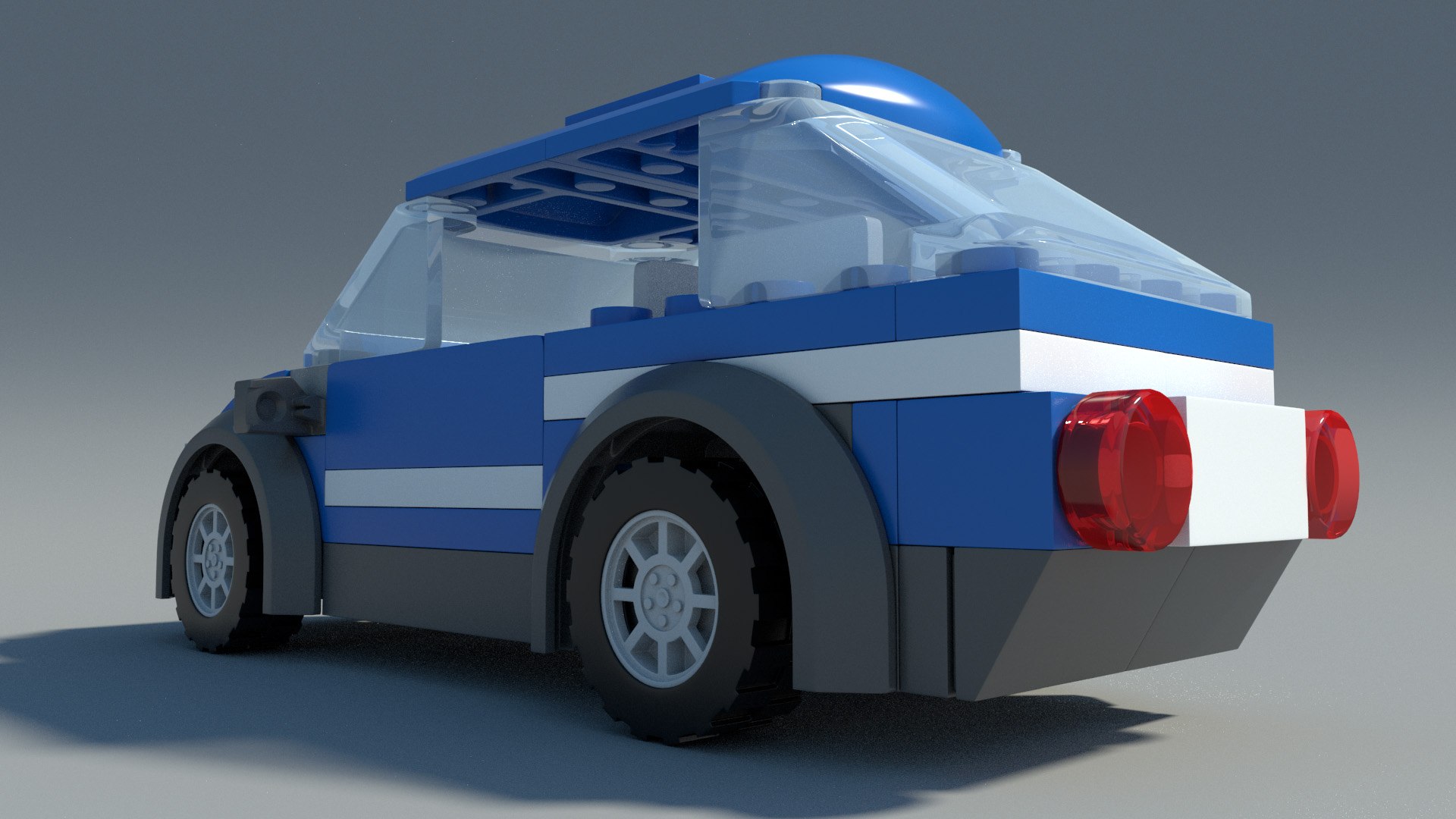 3d Lego Car Parts Model