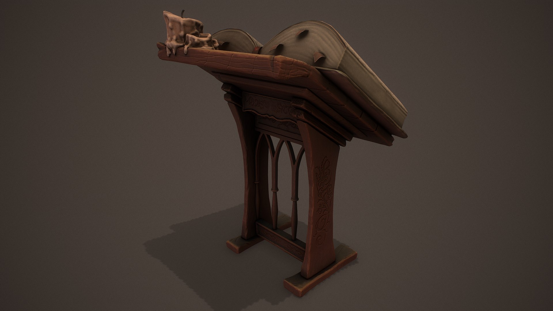 Stylized Lectern 3D Model - TurboSquid 1613617
