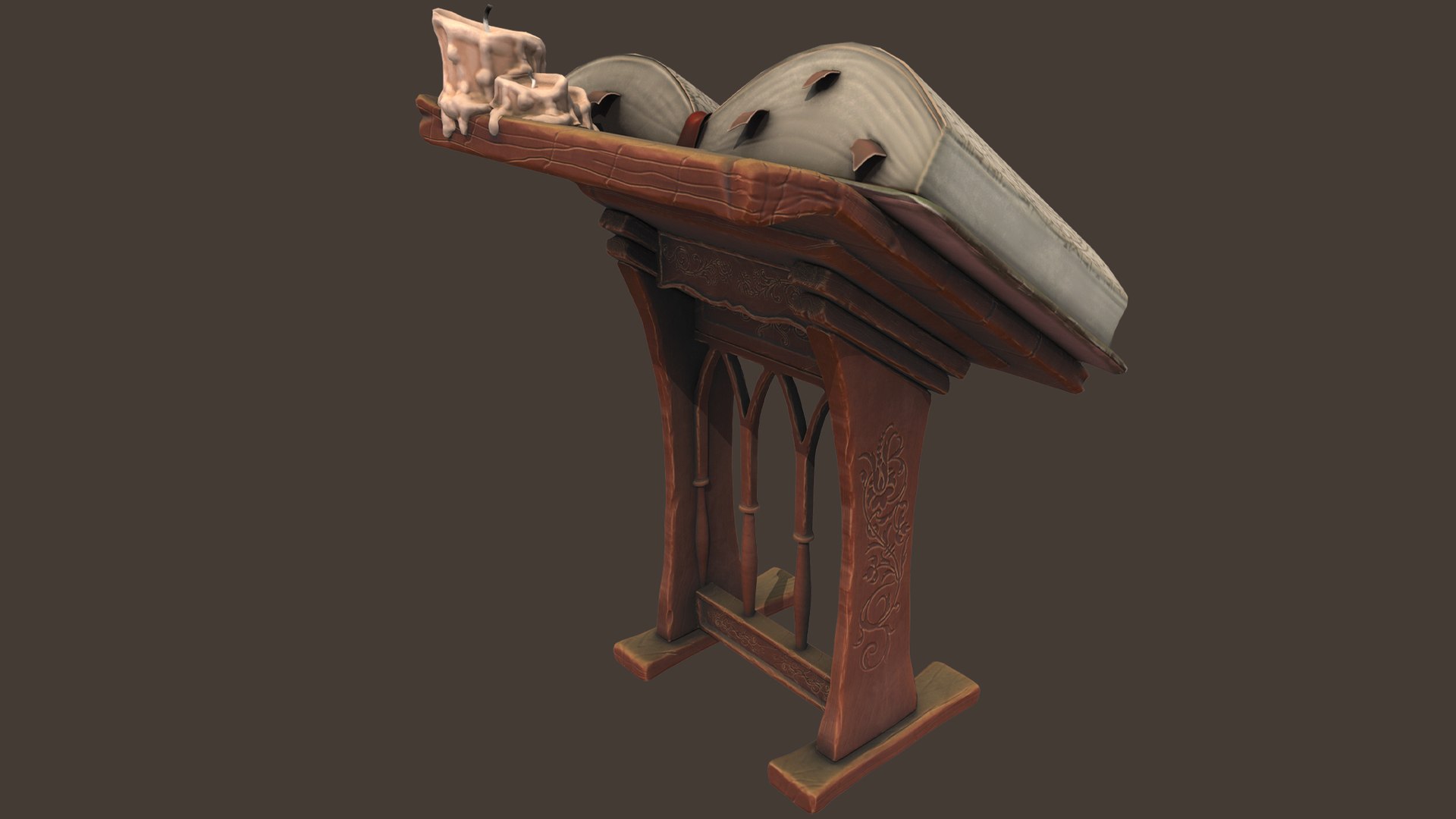 Stylized Lectern 3D Model - TurboSquid 1613617