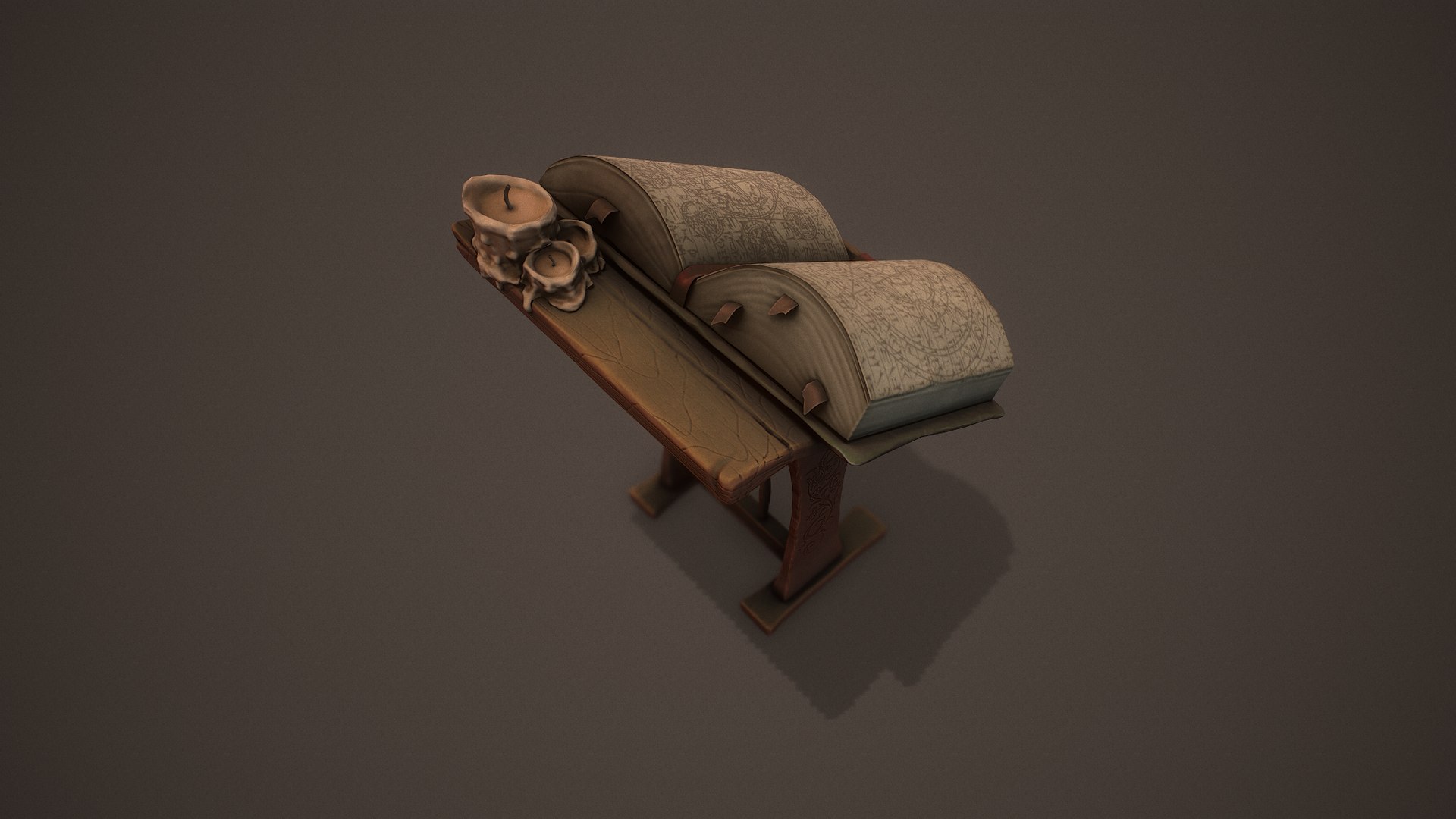 Stylized Lectern 3D Model - TurboSquid 1613617