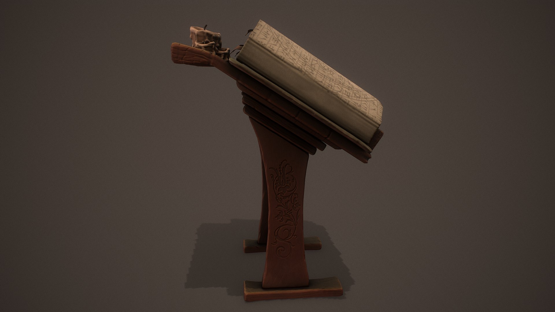 Stylized Lectern 3D Model - TurboSquid 1613617
