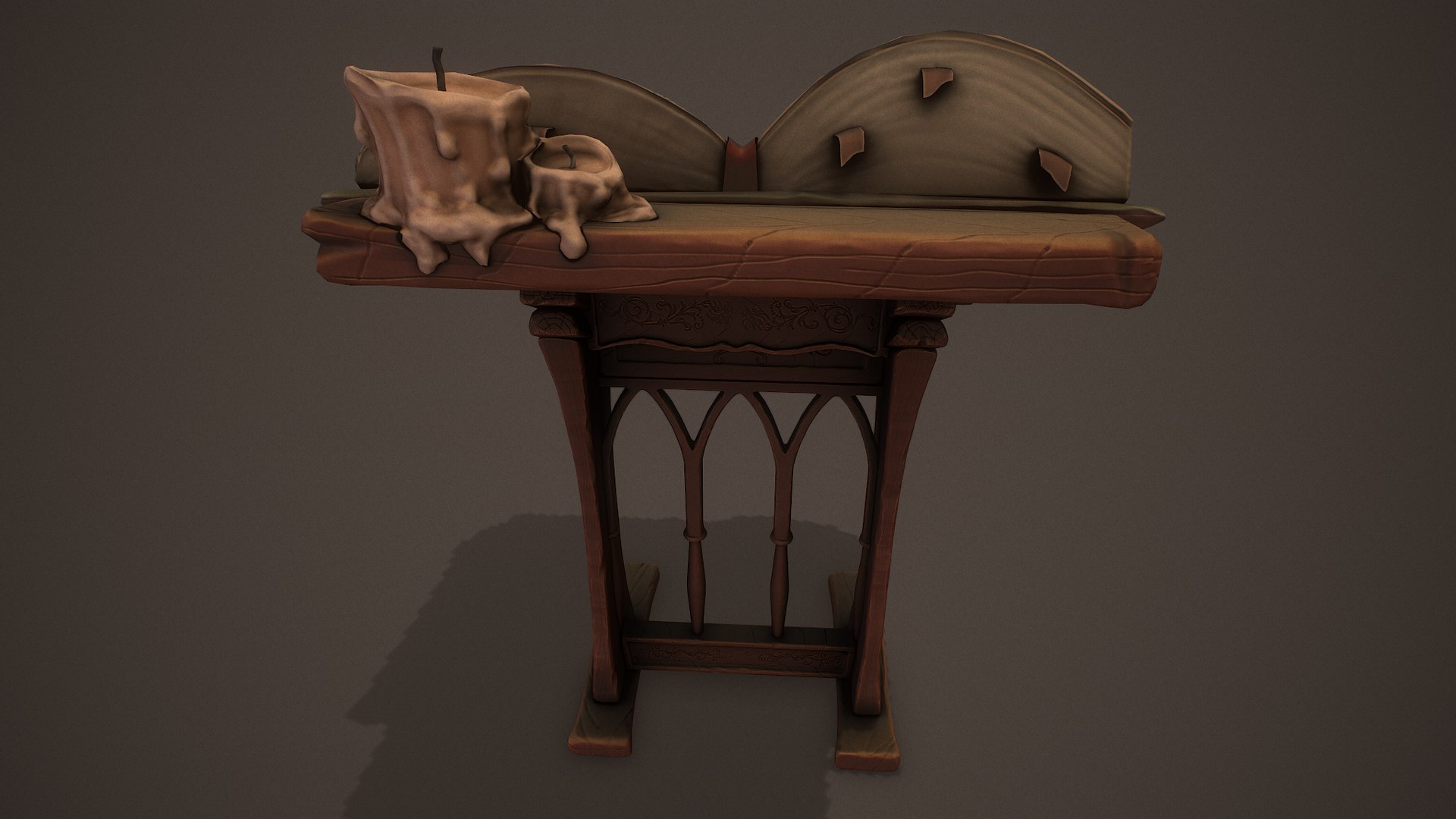 Stylized Lectern 3D Model - TurboSquid 1613617
