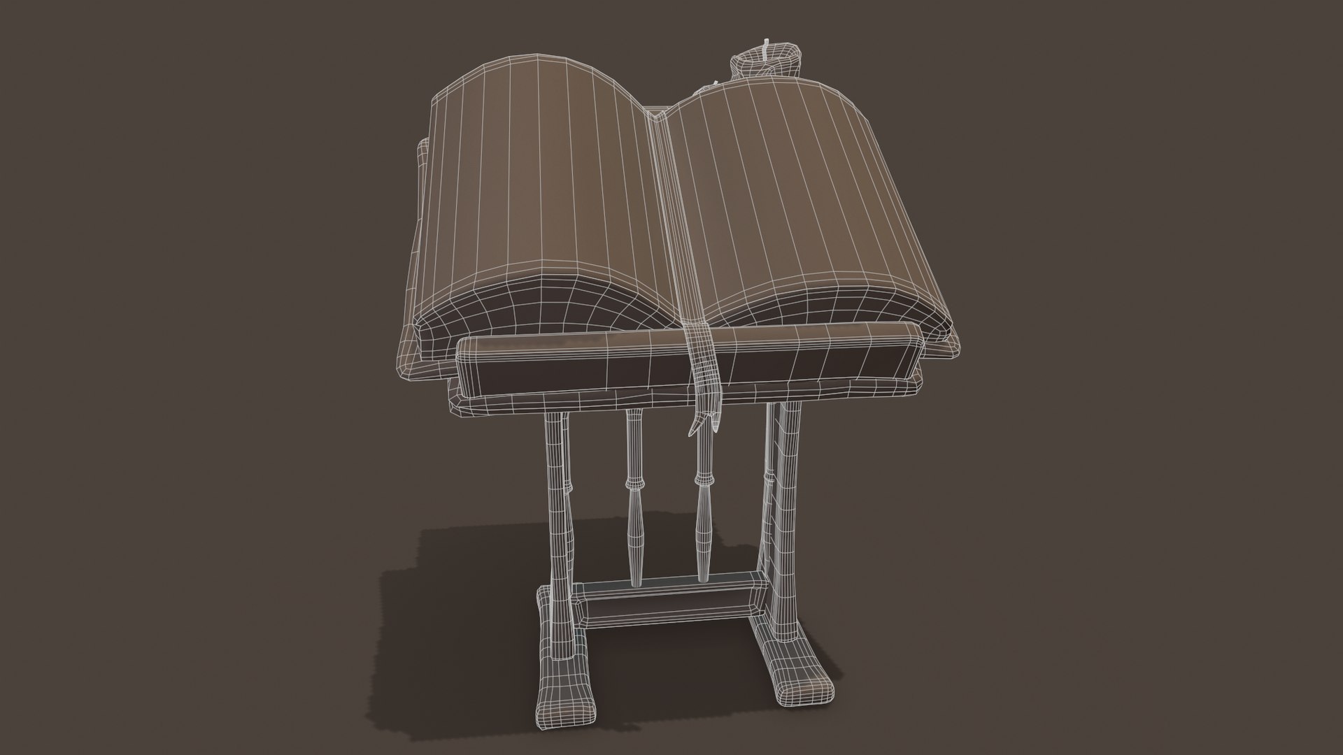 Stylized Lectern 3D Model - TurboSquid 1613617